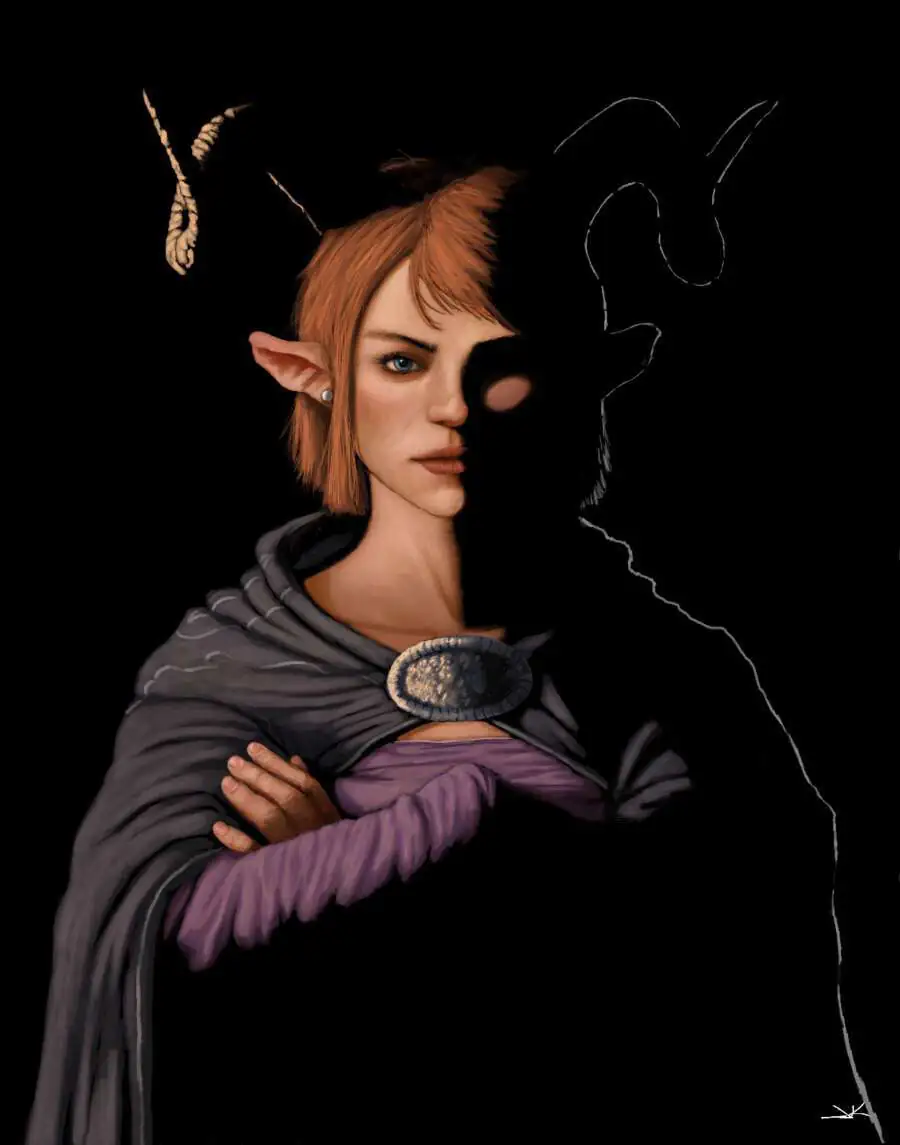 Female Satyr - Jeff Koch Stock Art | Color Portraits & Illustrations ...