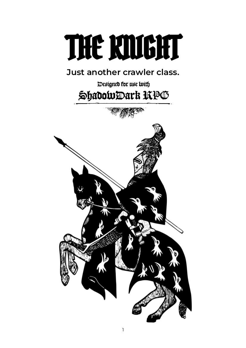 The Knight - Pendragons & Paperknights Pub. | Pendragons & Paperknights ...