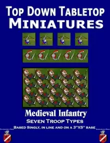 Medieval Infantry - Ravensworth Press | Top Down Miniatures | DriveThruRPG