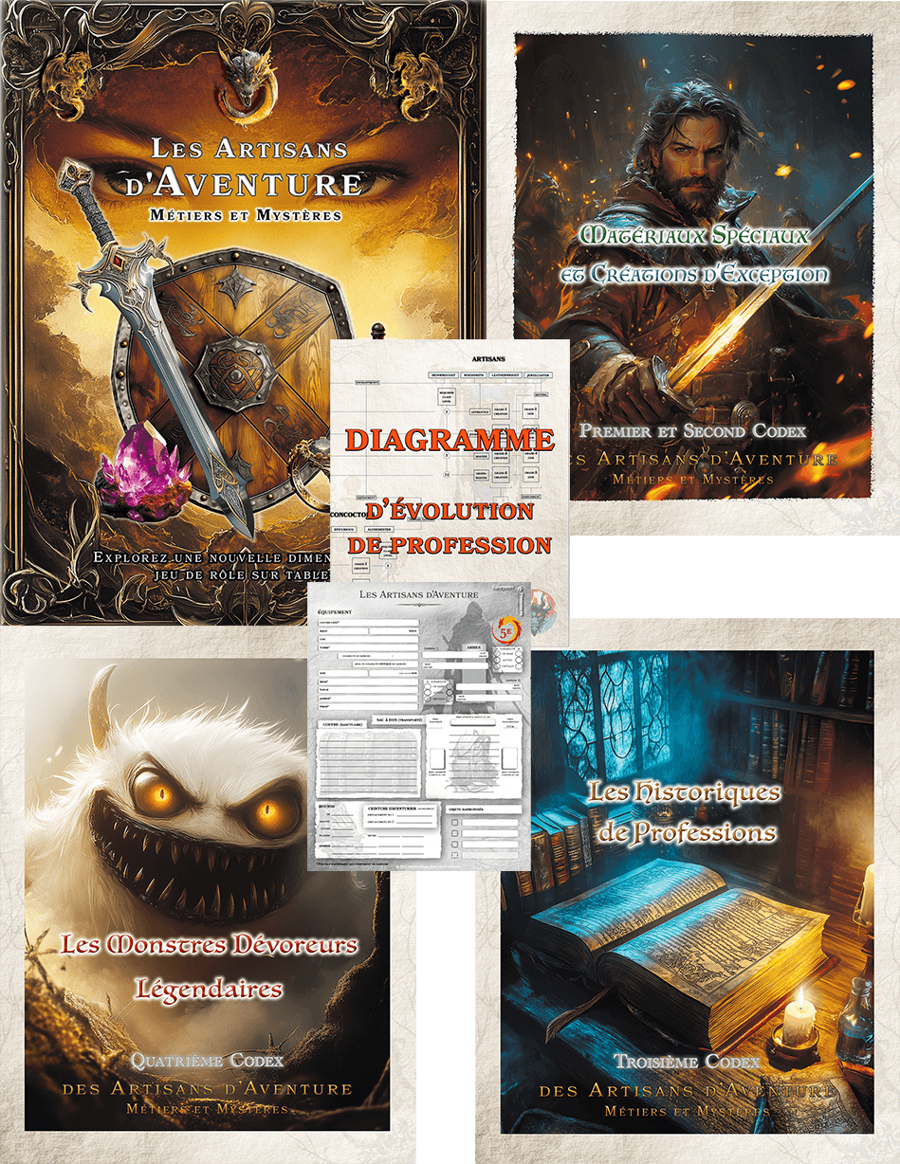 Kit Complet de l’Artisan [BUNDLE] - Master Frank | Français | DriveThruRPG
