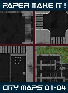 City Map Bundle 01 - 04 [BUNDLE] - Paper Make iT ! | Paper Make iT ...