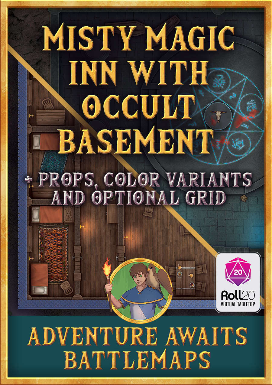 Misty Magic Inn with Occult Basement +Props - Adventure Awaits ...