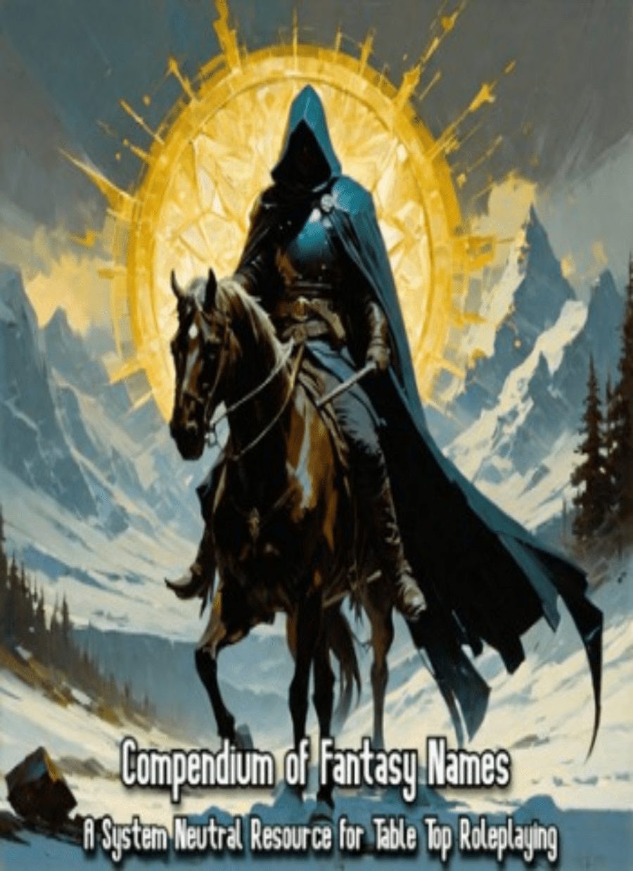 The Compendium of Fantasy Names - Lost Castle Publishing | DriveThruRPG