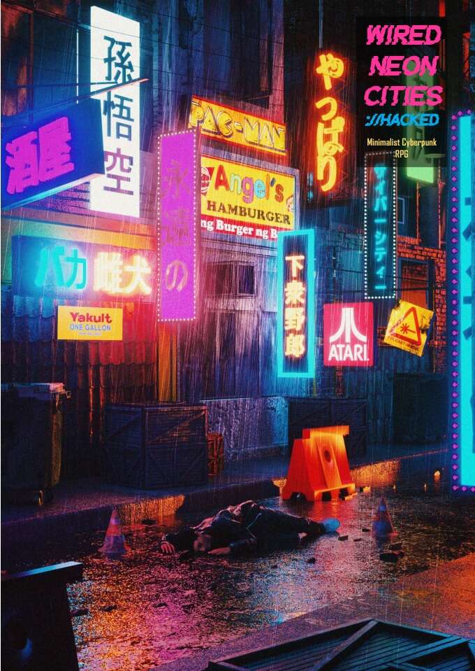 Wired Neon Cities ://hacked - Olaf Anguera | DriveThruRPG