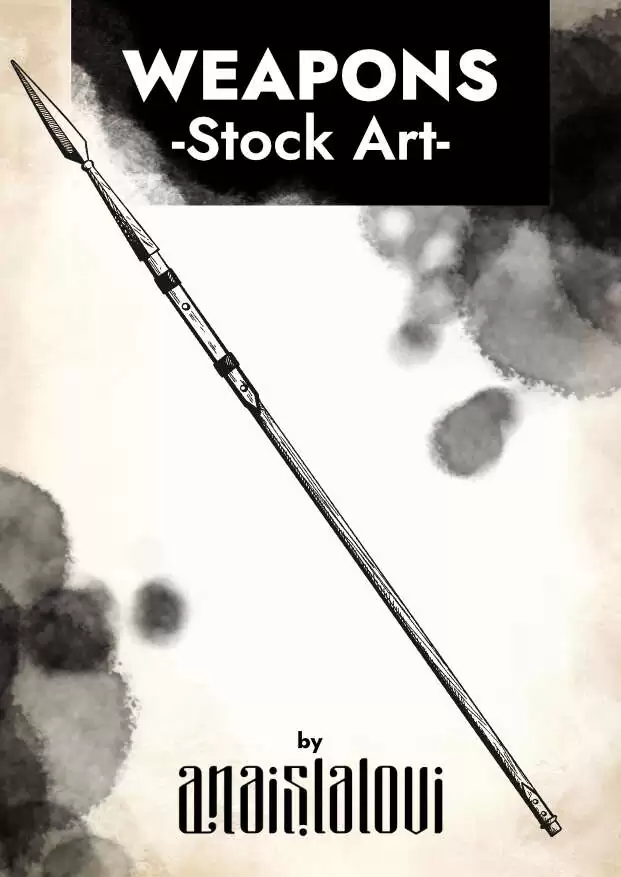 Pike stock art - anaislalovi | WEAPONS | DriveThruRPG