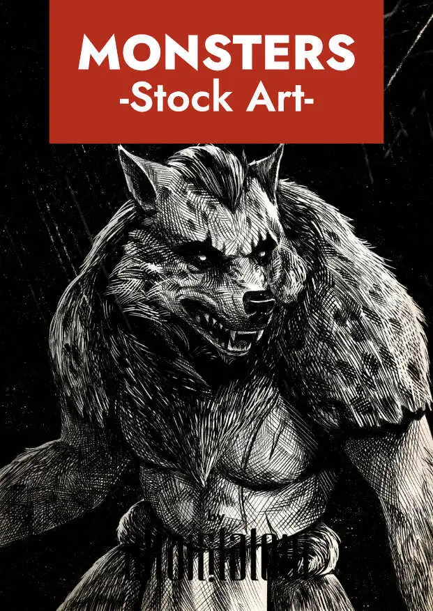 Humanoid hyena stock art Inktober Special Edition - anaislalovi ...