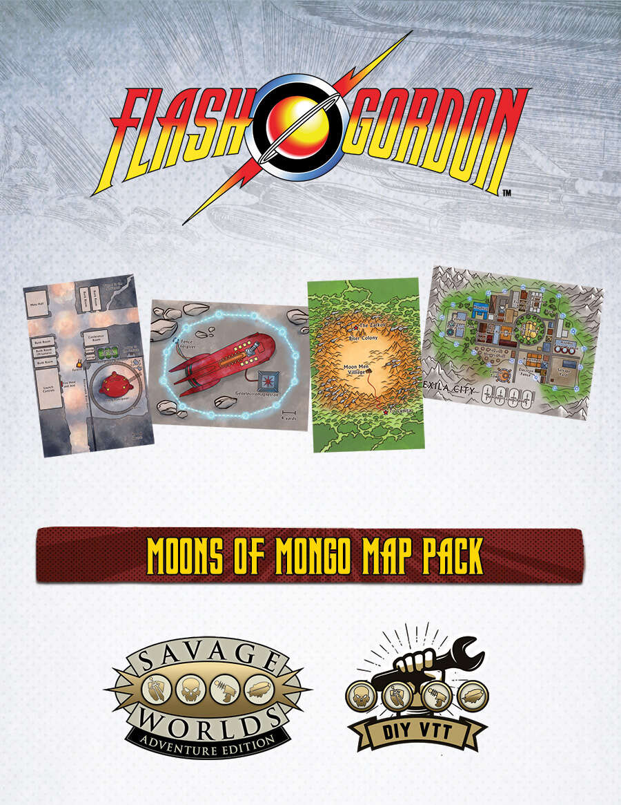 The Savage World of Flash Gordon™: Moons of Mongo Maps – DIY VTT ...
