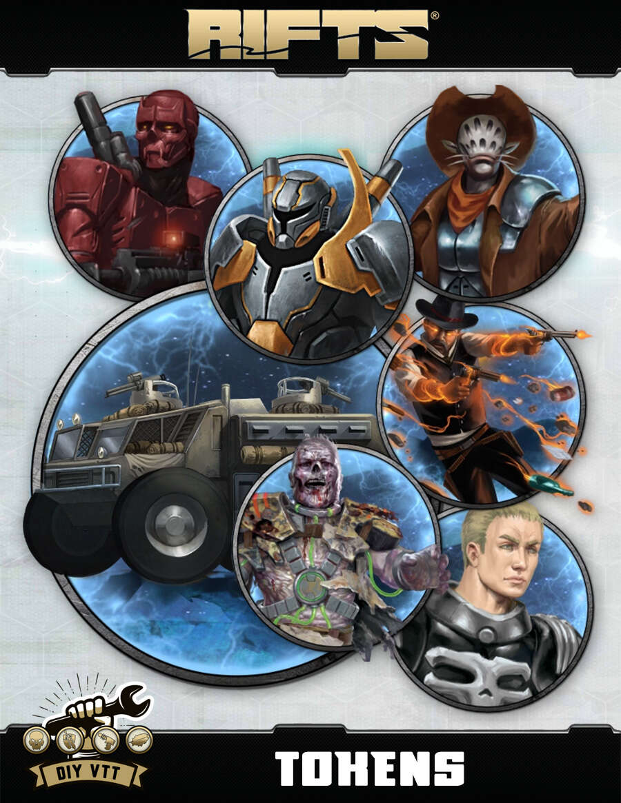 Rifts® for Savage Worlds - DIY VTT Tokens Set 1 - Pinnacle ...