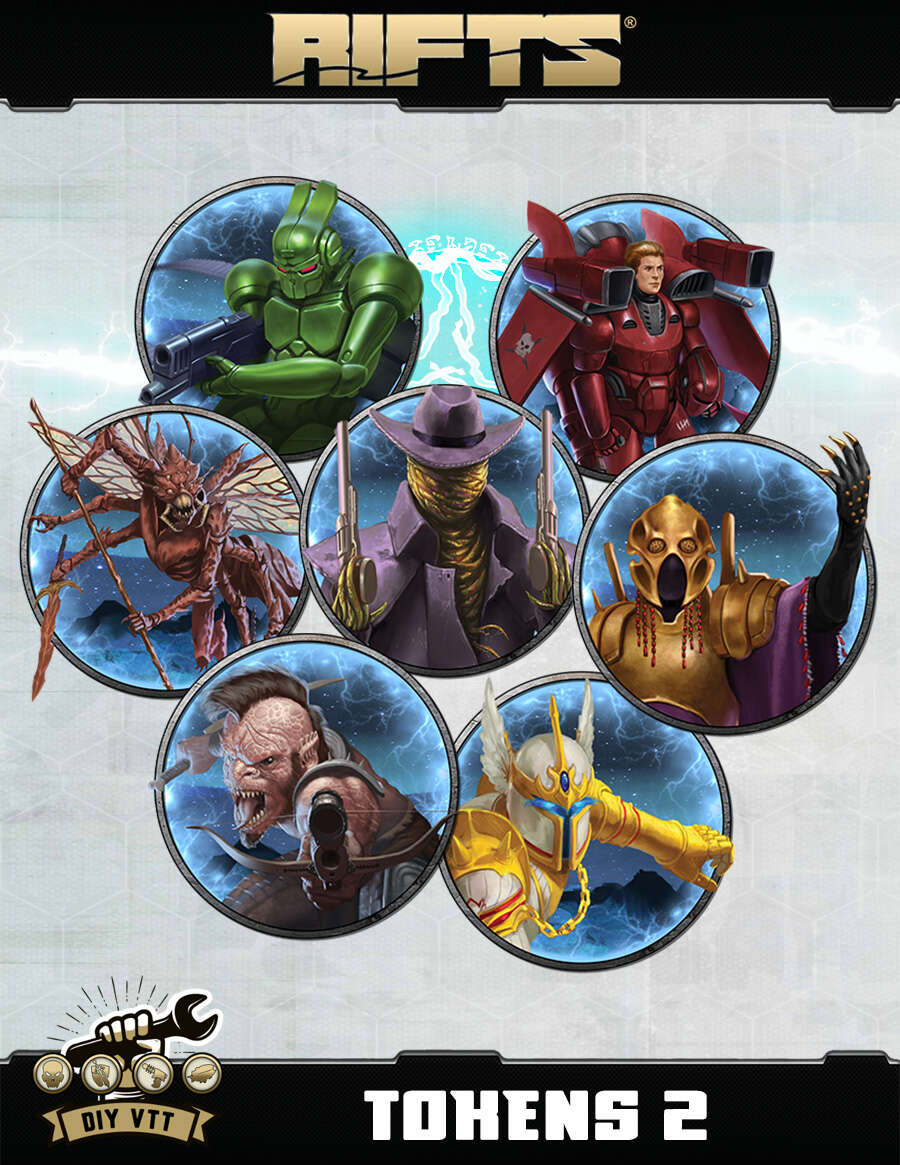 Rifts® for Savage Worlds - DIY VTT Tokens Set 2 - Pinnacle ...