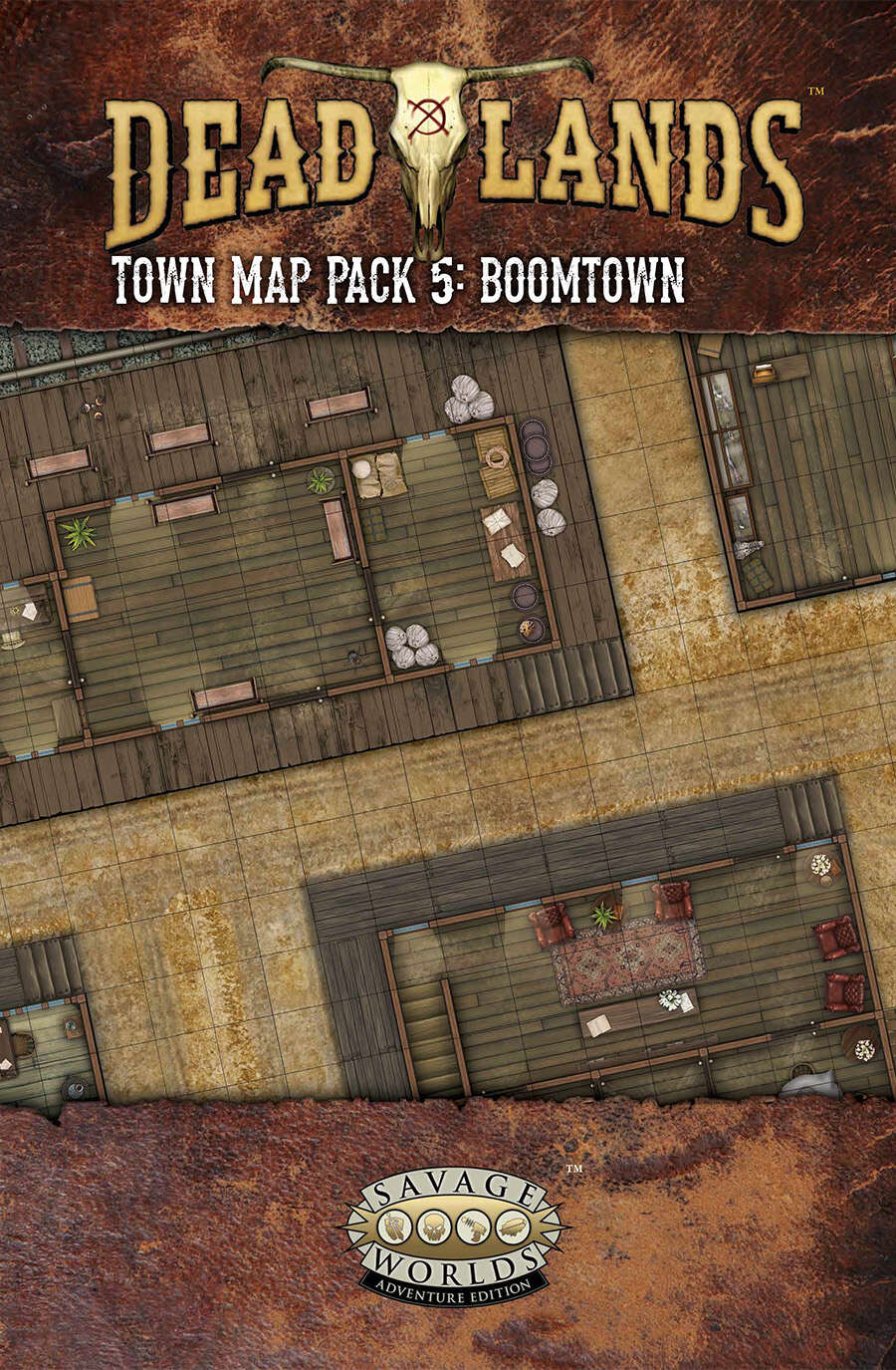 Deadlands: the Weird West: Map Pack 5: Boomtown - Pinnacle ...