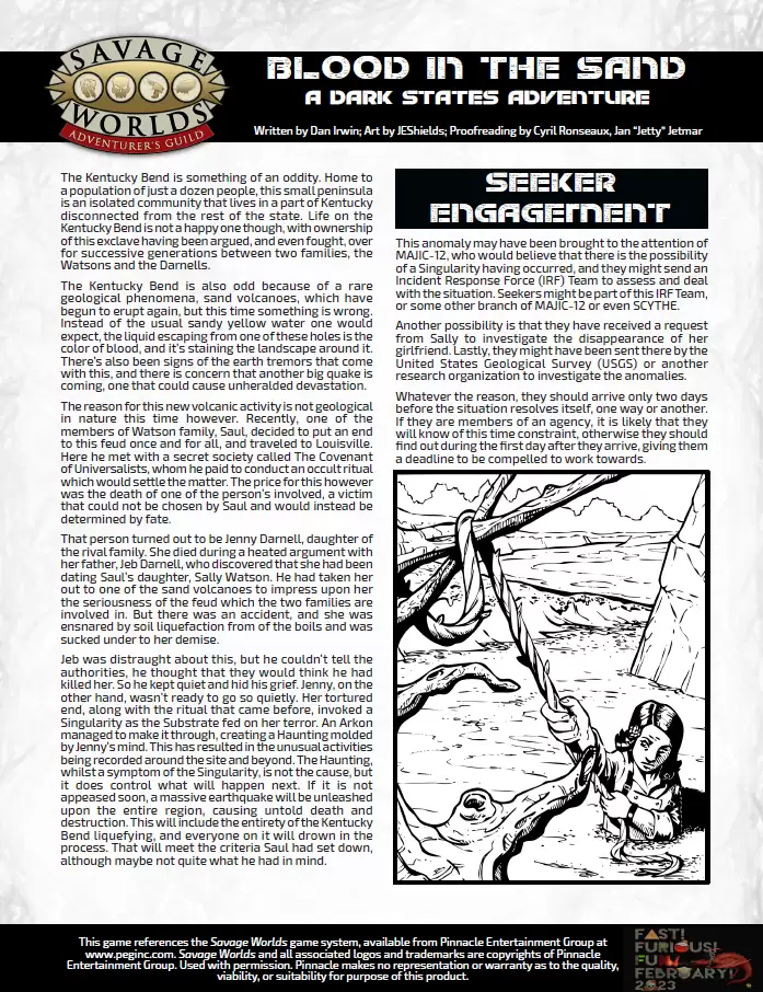 Blood in the Sand - Pinnacle Entertainment | SWAG | DriveThruRPG