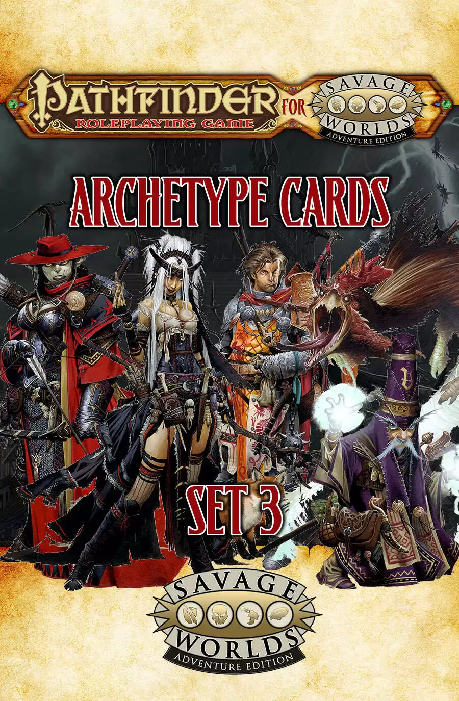 Pathfinder® for Savage Worlds Archetype Cards Set 3 - Pinnacle ...