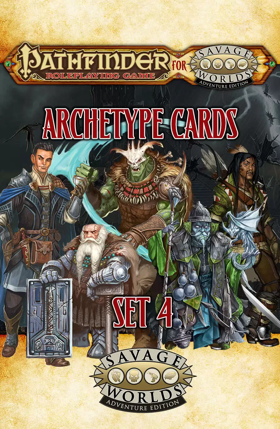 Pathfinder® for Savage Worlds Archetype Cards Set 4 - Pinnacle ...
