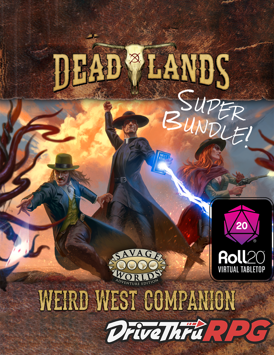 Deadlands Weird West - Super Bundle | Roll20 VTT + PDF [BUNDLE] - Pinnacle Entertainment ...