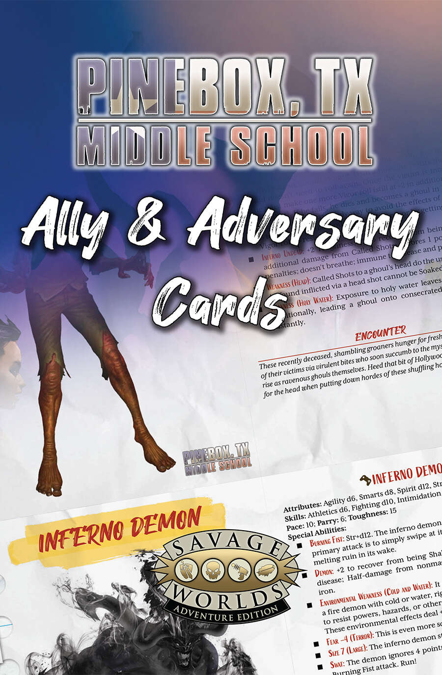 Pinebox Middle School Ally & Adversary Cards - Pinnacle Entertainment ...