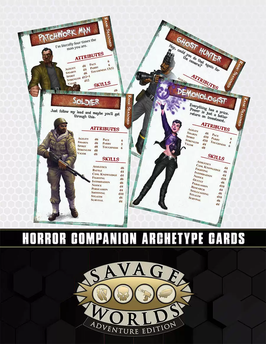 Horror Companion Archetypes (SWADE) - Pinnacle Entertainment | Savage ...