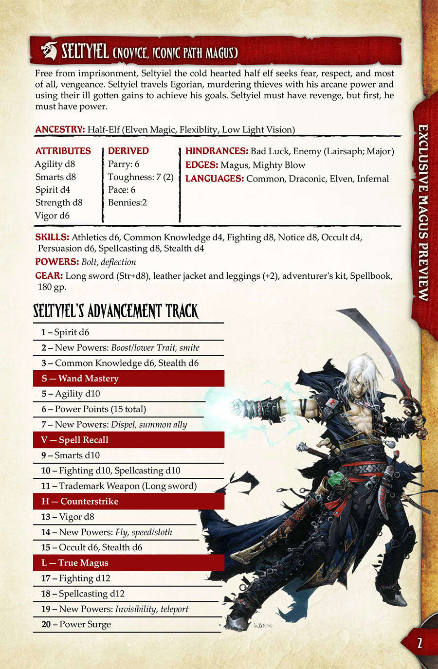 Pathfinder® for Savage Worlds Magus Preview - Pinnacle Entertainment ...