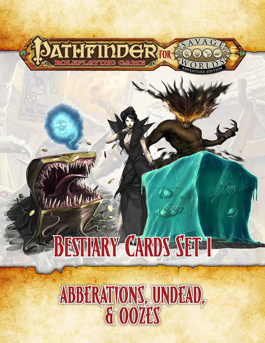 Pathfinder® for Savage Worlds Bestiary Cards Set 1 Digital - Pinnacle ...