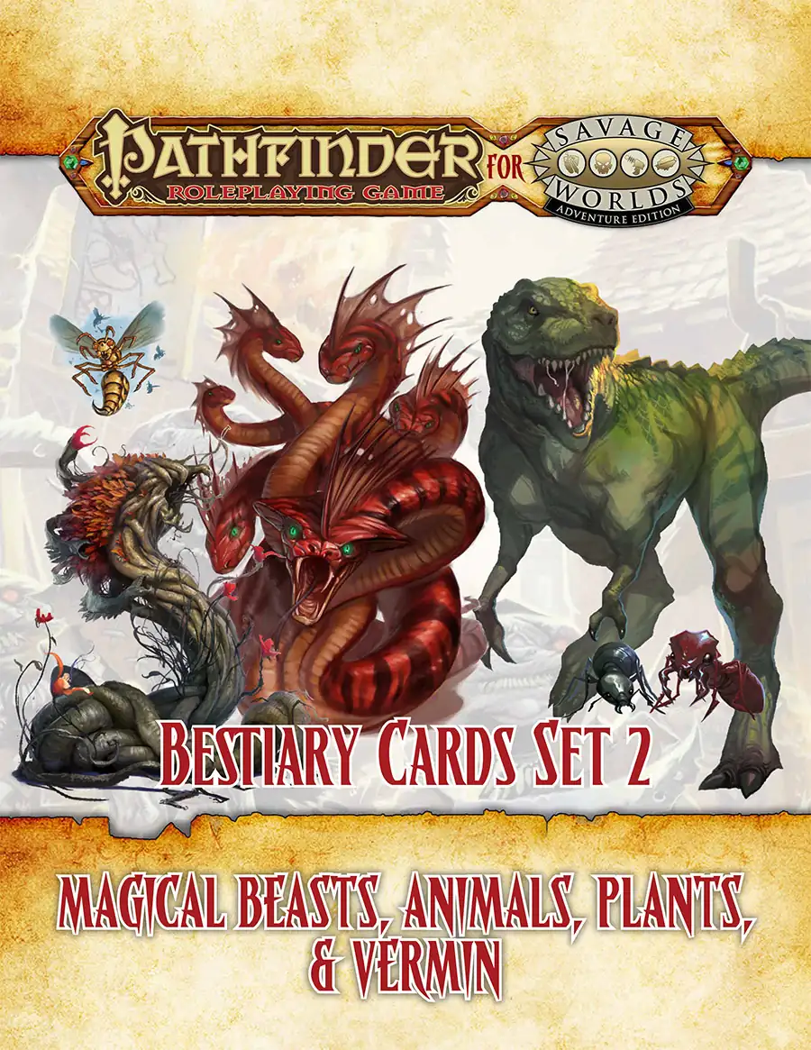 Pathfinder® for Savage Worlds Bestiary Cards Set 2 Digital - Pinnacle ...