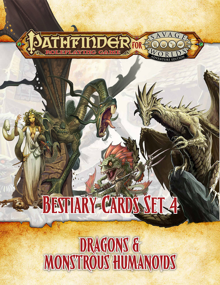 Pathfinder® for Savage Worlds Bestiary Cards Set 4 Digital - Pinnacle ...