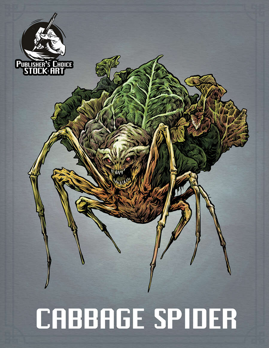 Publisher's Choice Stock Art - Cabbage Spider - Publisher's Choice ...