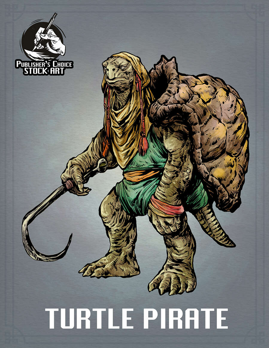 Publisher's Choice Stock Art - Turtle Pirate - Publisher's Choice Stock ...