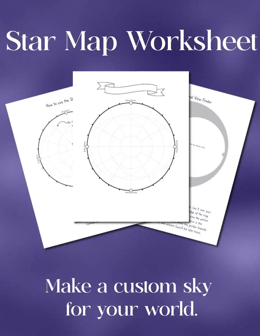 Star Chart Template - Cpt. Scarlet Frost | DriveThruRPG