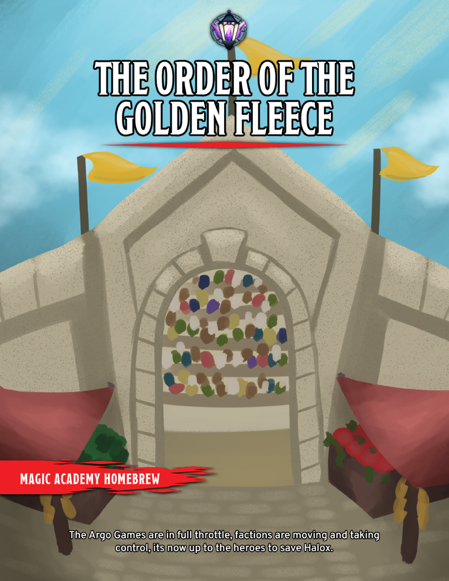 The Order of the Golden Fleece - Magic Academy Productions | DriveThruRPG