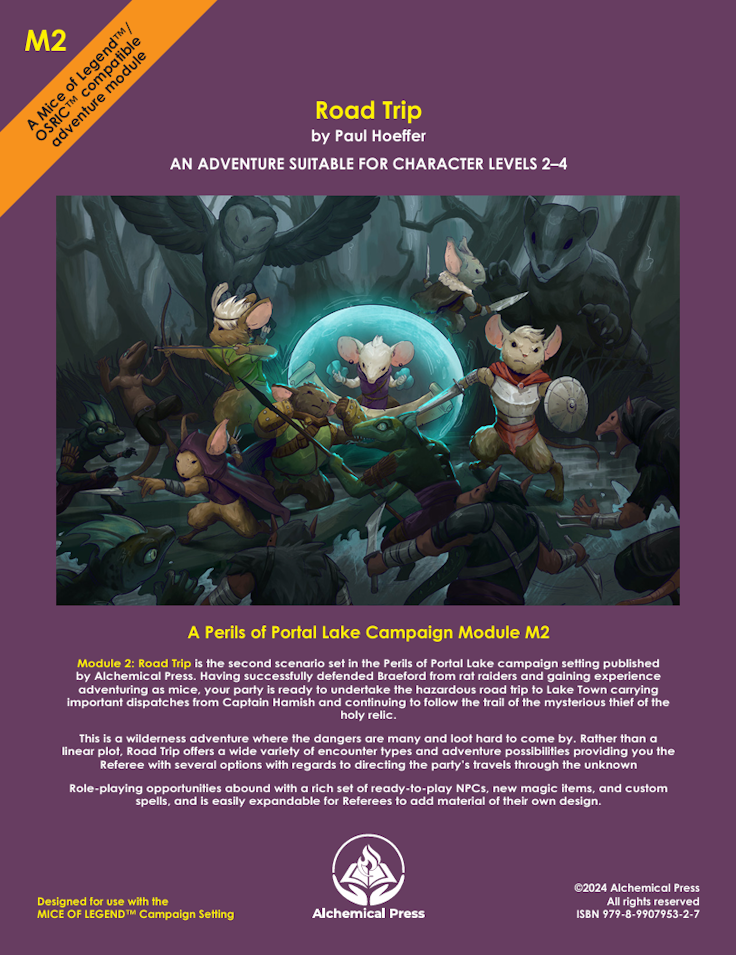 Module M2: Road Trip - TheAlchemicalPress | DriveThruRPG
