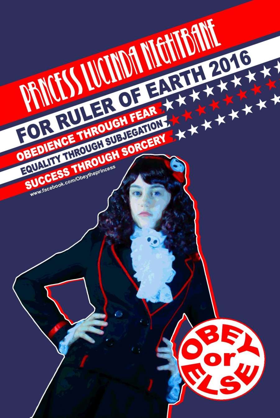 Princess Lucinda Election Poster - Relentless Fiction | DriveThruRPG