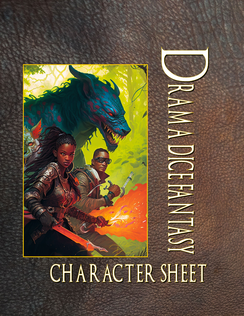 Ddf Character Sheet Relentless Fiction The World Of Aerix Drivethrurpg 