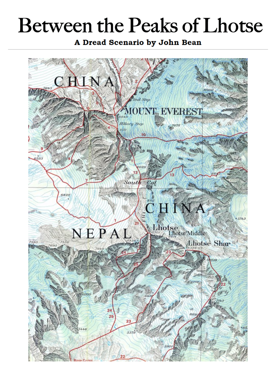 Between the Peaks of Lhotse, a Dread Scenario - John Bean | DriveThruRPG