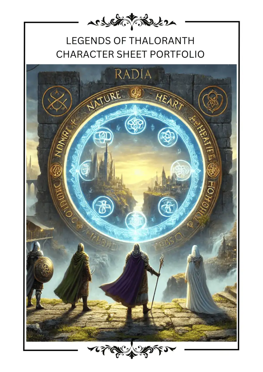 Legends of Thaloranth Character Sheet Portfolio - Thaloranth Publishing ...