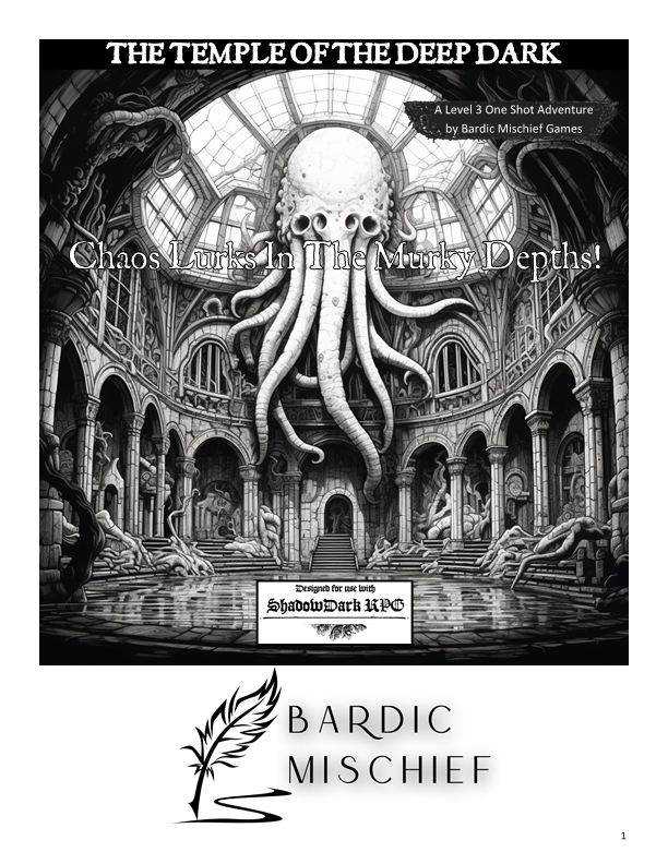 Temple of the Deep Dark - Bardic_Mischief | DriveThruRPG
