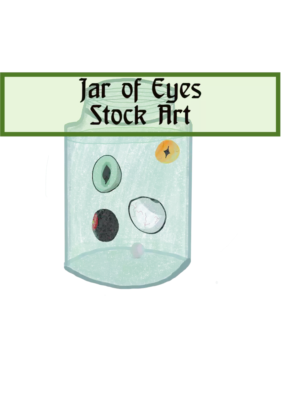 Jar of Eyes Stock Art - Ian Speidel | DriveThruRPG