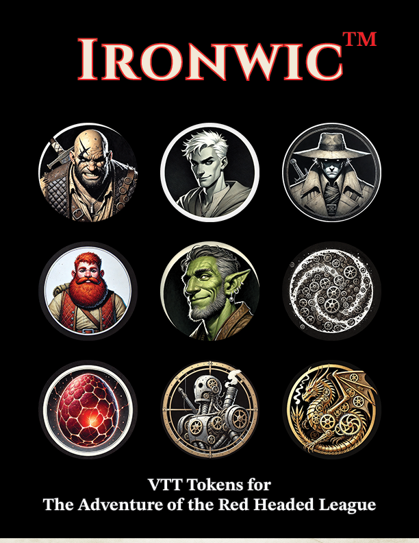 Ironwic™ VTT Tokens and Map Pack: The Adventure of the Red-Headed ...