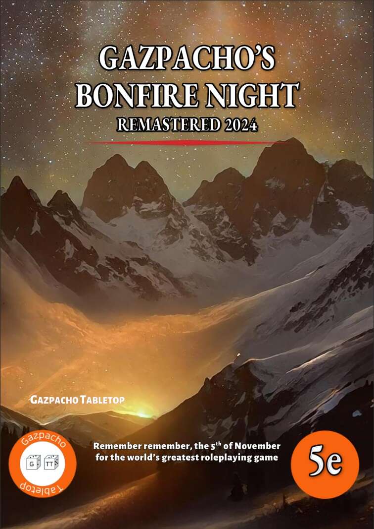 Gazpacho's Bonfire Night - Gazpacho Tabletop | DriveThruRPG