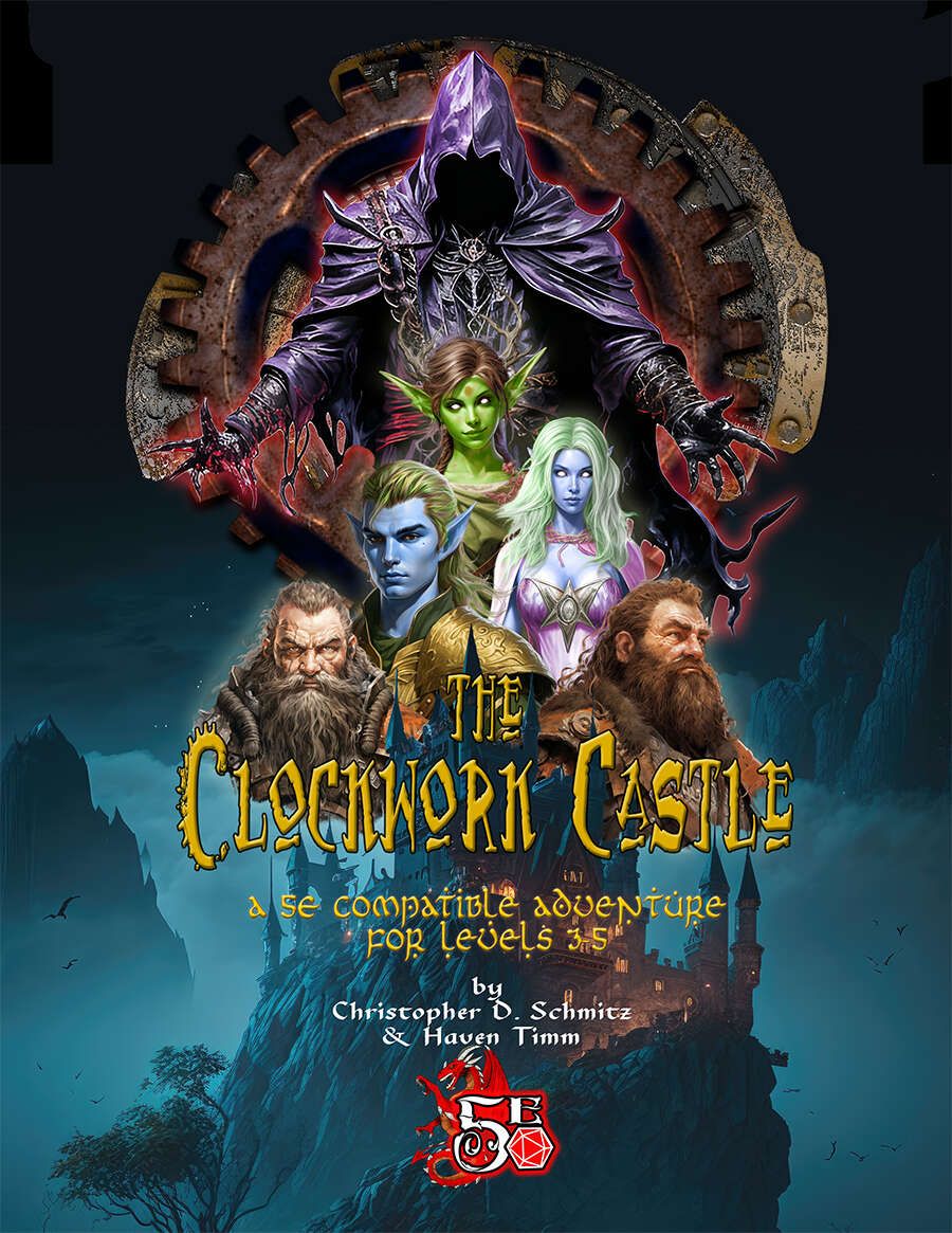 The Clockwork Castle RPG Module - Treeshaker Books | DriveThruRPG