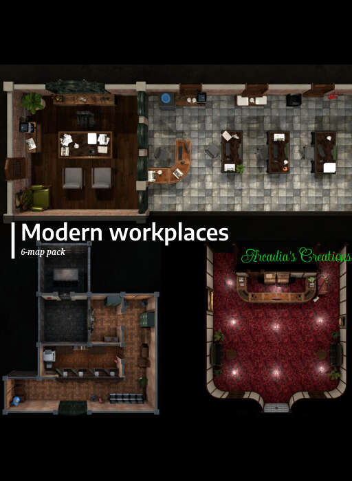 Modern workplaces - Arcadia's Creations | Arcadia's Creations ...