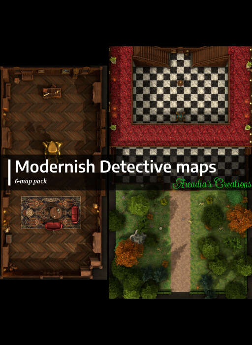 Modernish detective maps - Arcadia's Creations | Arcadia's Creations ...