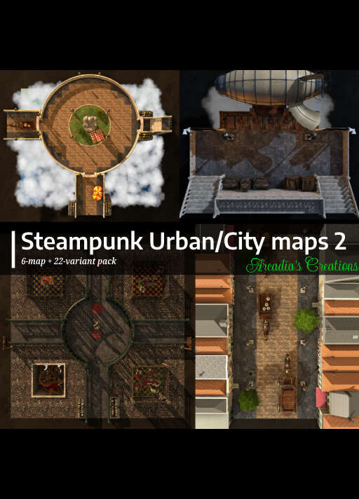 Steampunk Urban/City Vol.2 - Arcadia's Creations | Arcadia's Creations ...