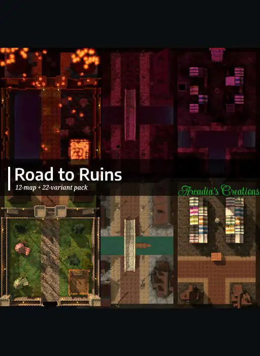 Roads to Ruins: Fantasy & Urban/City Maps - Arcadia's Creations ...