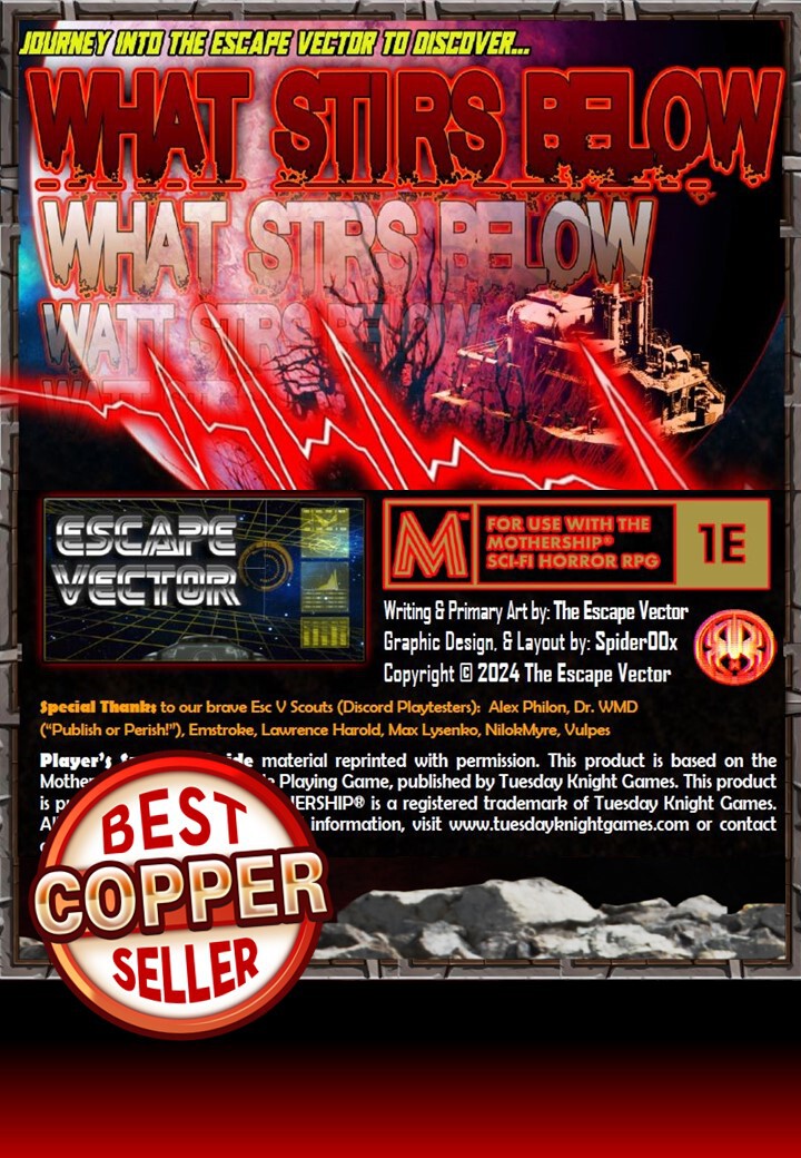 What Stirs Below - The Escape Vector | DriveThruRPG