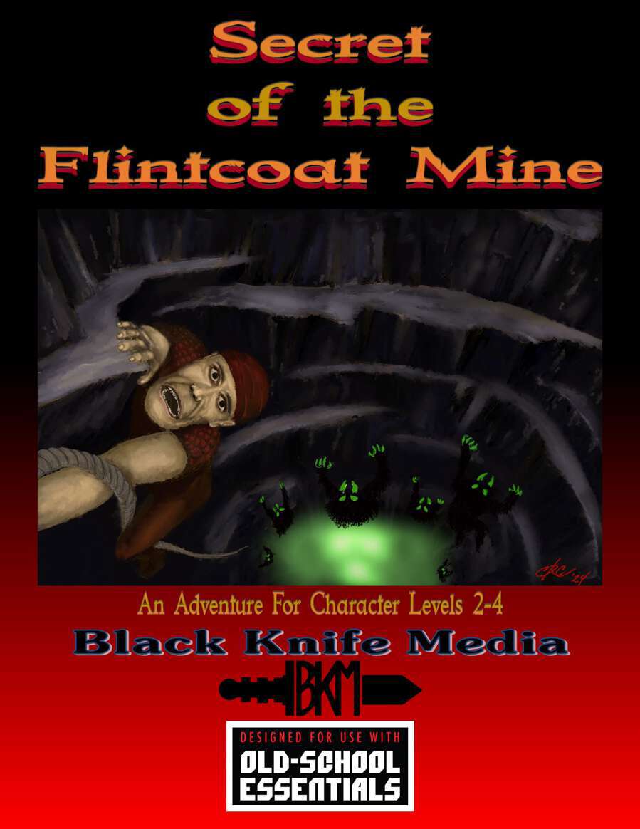 Secret of the Flintcoat Mine - Black Knife Media | DriveThruRPG