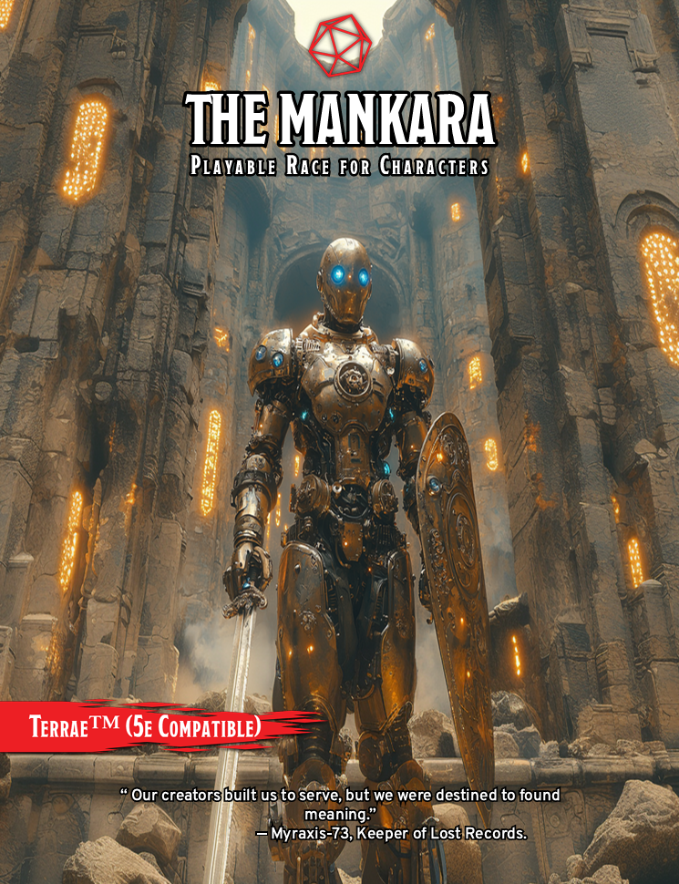 Playable Race: The Mankara - Terra RPG | DriveThruRPG