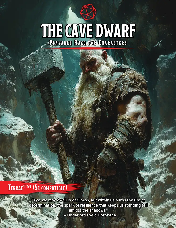 Playable Race: The Cave Dwarf - Terra RPG | 5e Alternative Playable ...