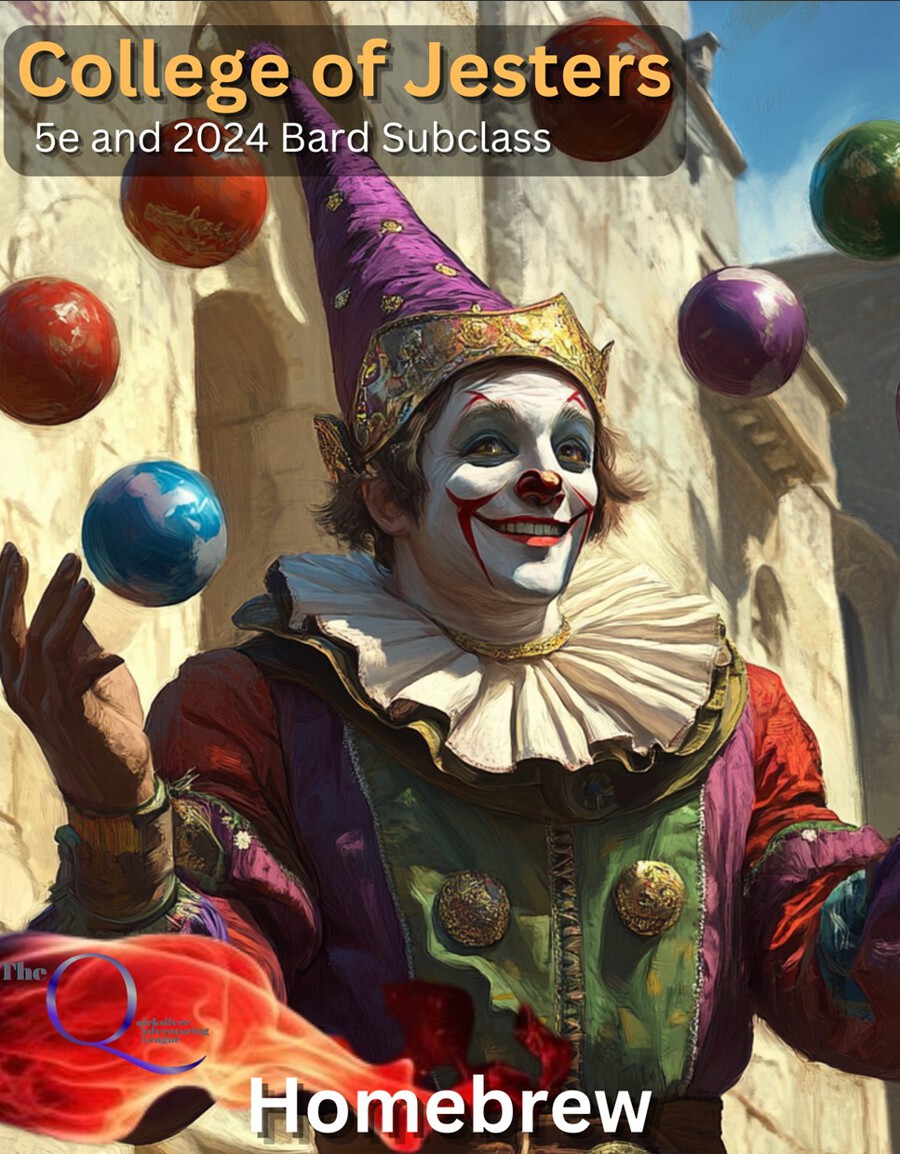 Bard - College of the Jester - 5e and 5.5e Subclass - The Quicksilver ...