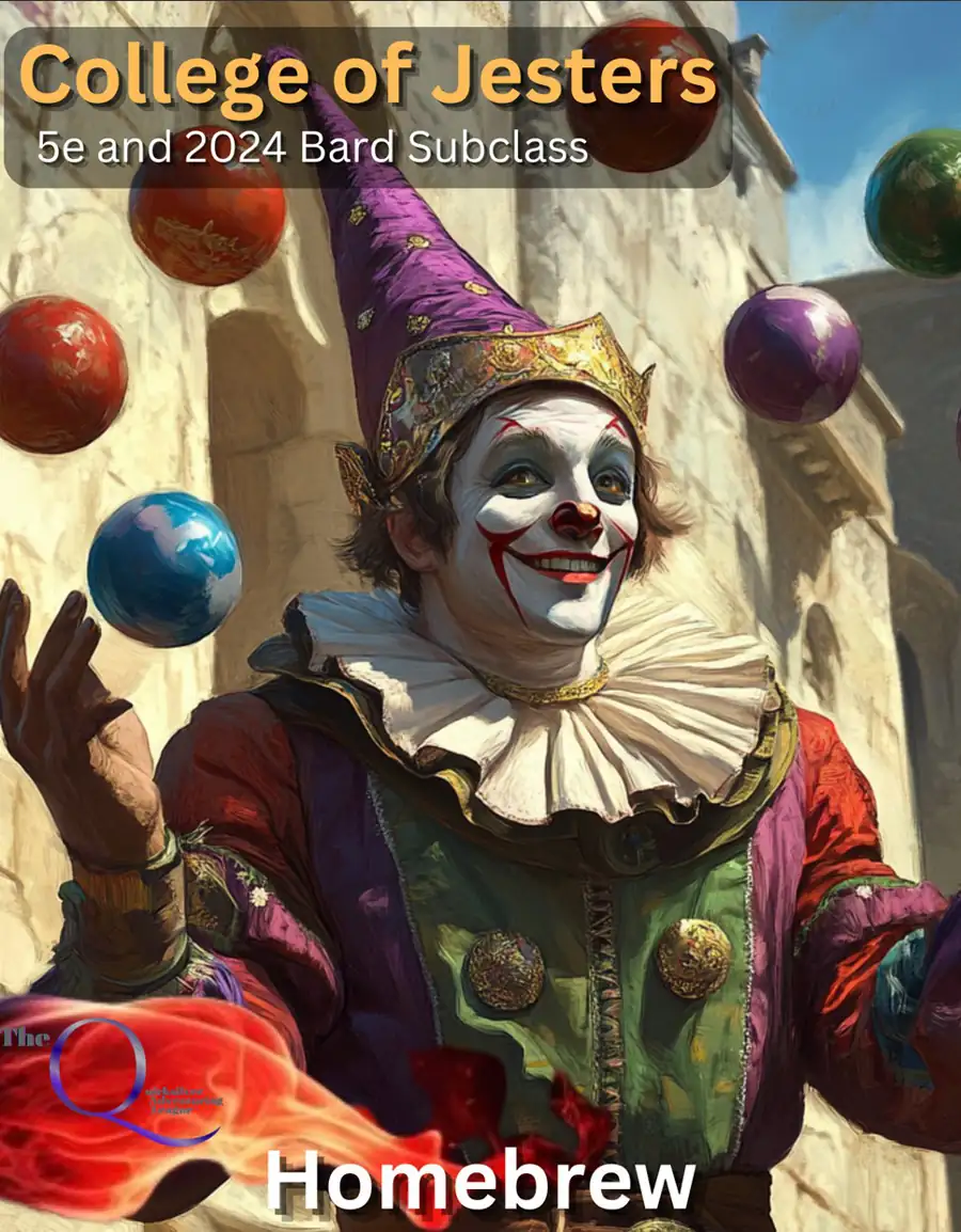 Bard - College of the Jester - 5e and 5.5e Subclass - The Quicksilver ...