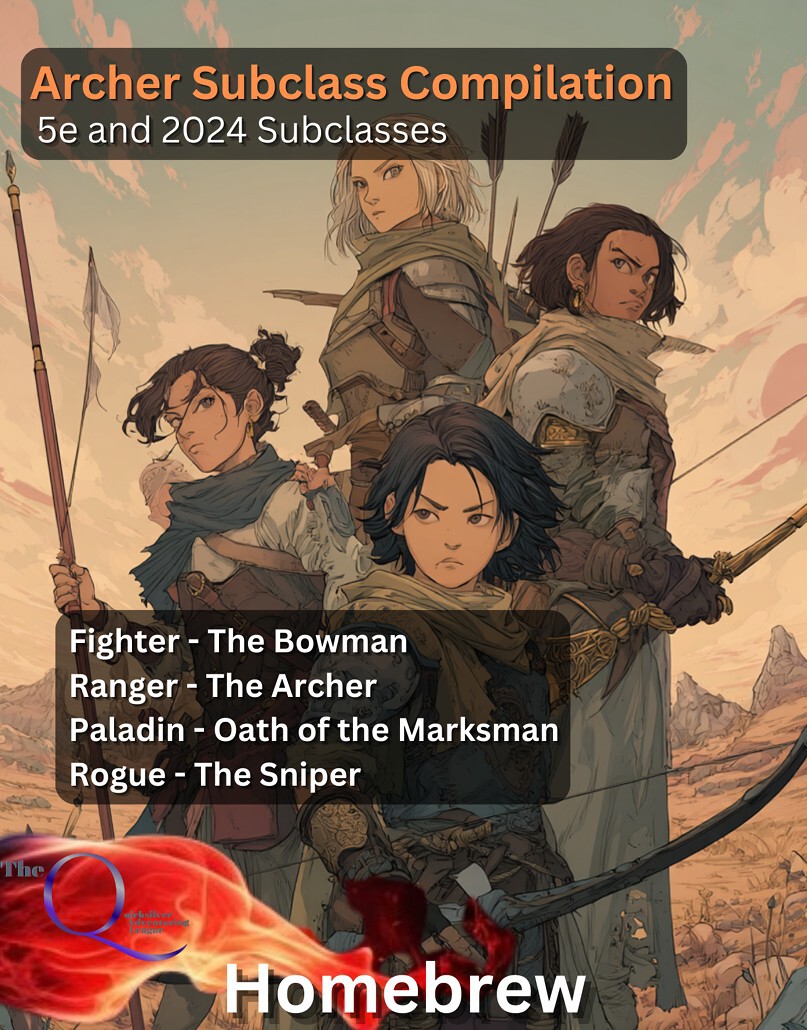 Archer Subclass Compilation 1 - 5e and 5.5e Subclasses - The ...