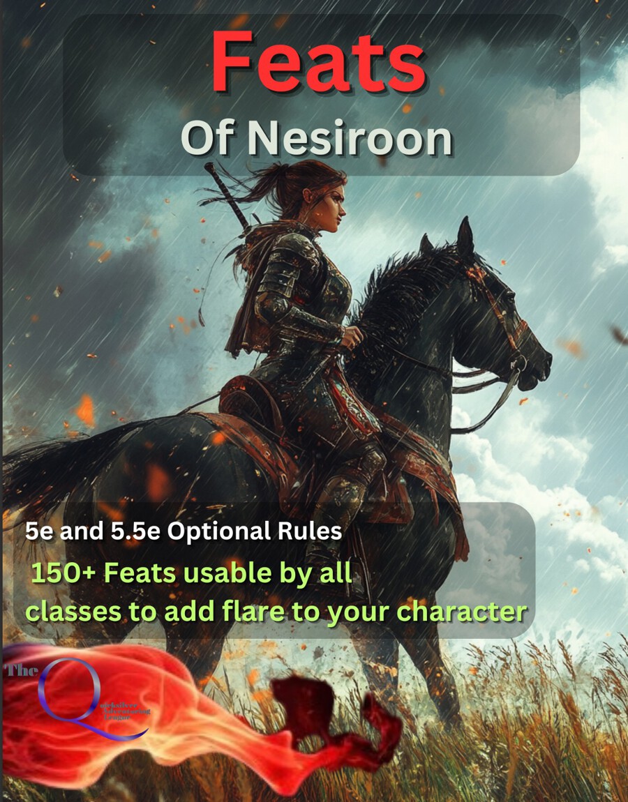 Feats of Nesiroon - 151 Feats for 5e and 2024 Gameplay - The ...